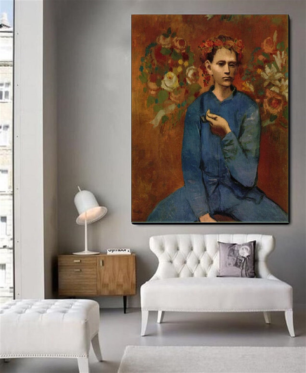 Pablo Picasso, Boy With a Pipe, Pablo Picasso Canvas, Picasso Decor ...