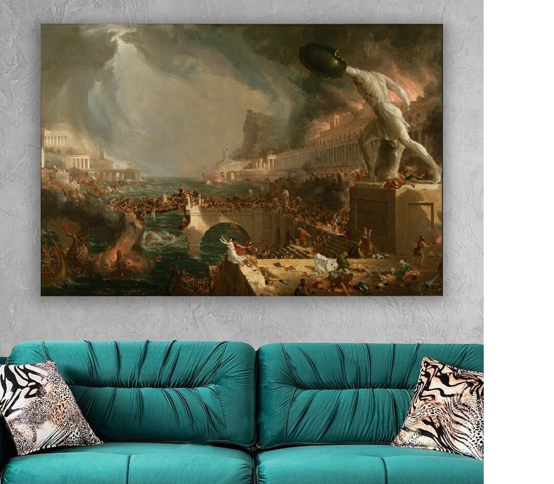 Destruction, Circa 1836. Painted by Thomas Cole,thomas Cole Art ...