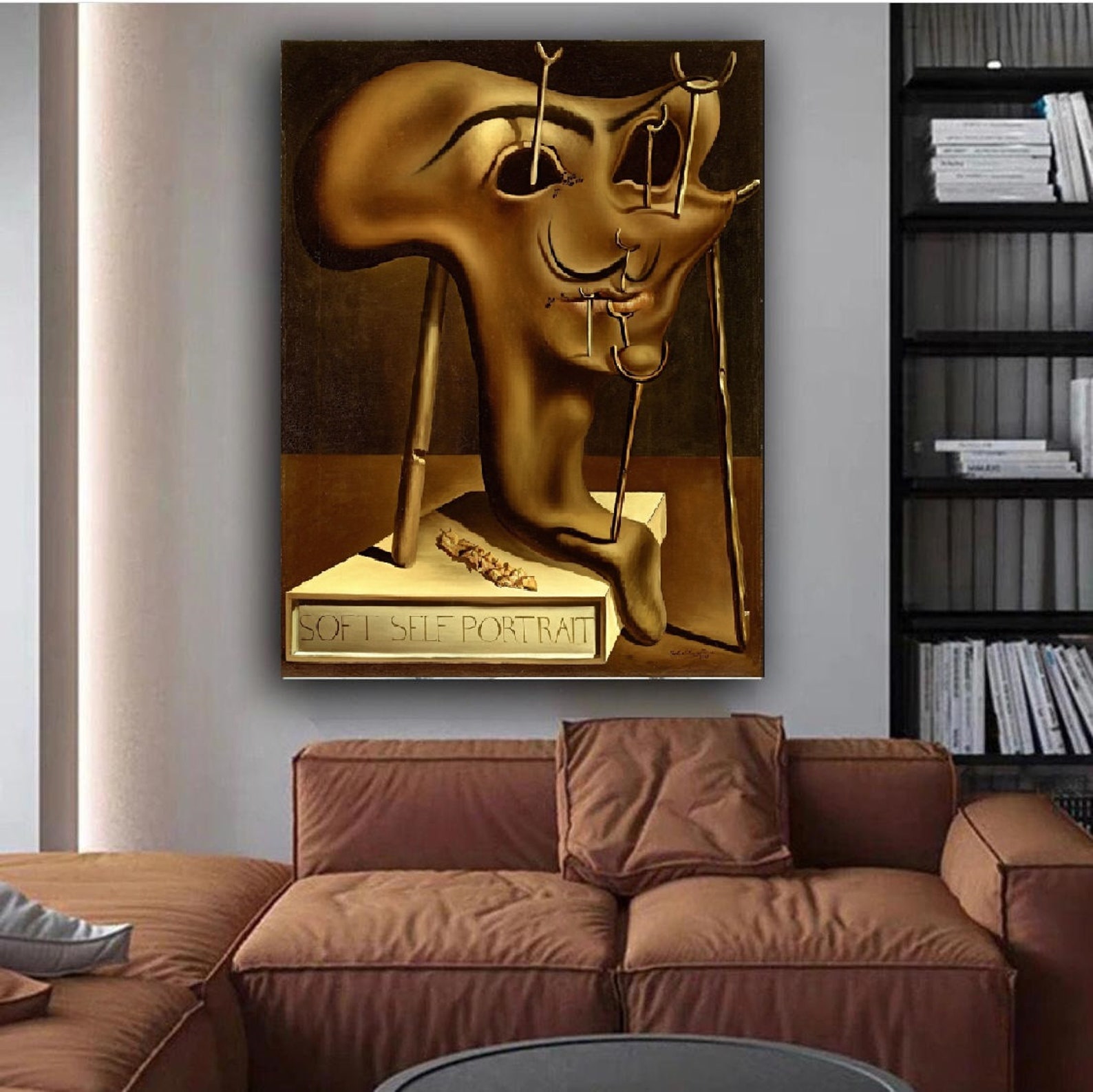 Salvador Dali, Dali 1941 Print ,soft Self Portrait ,grilled Bacon, Dali ...