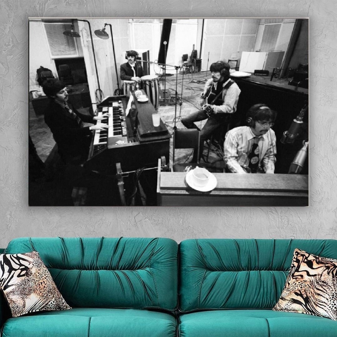 The Beatles,the Beatles Poster,the Beatles Canvas,recording Studio ...