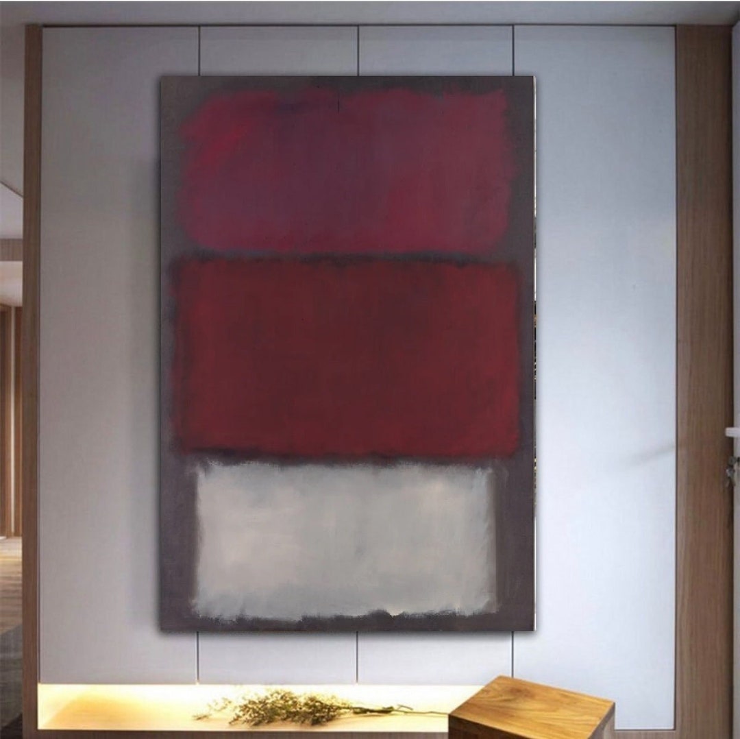 Rothko Painting, Rothko Wall Art, Mark Rothko Canvas, Rothko Abstract ...