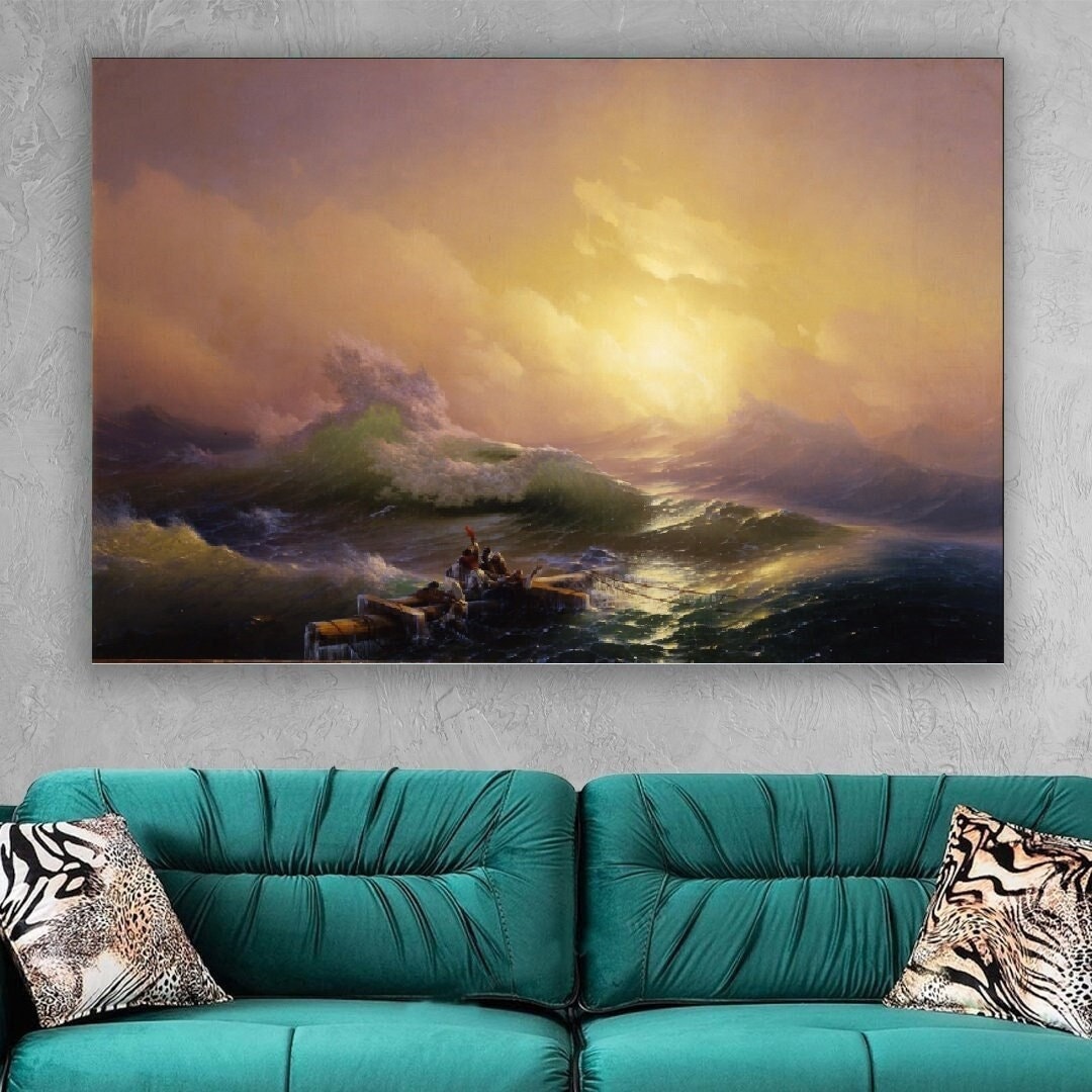 The Ninth Wave, by Ivan Aivazovsky,canvas Print, Ivan Aivazovsky Art ...
