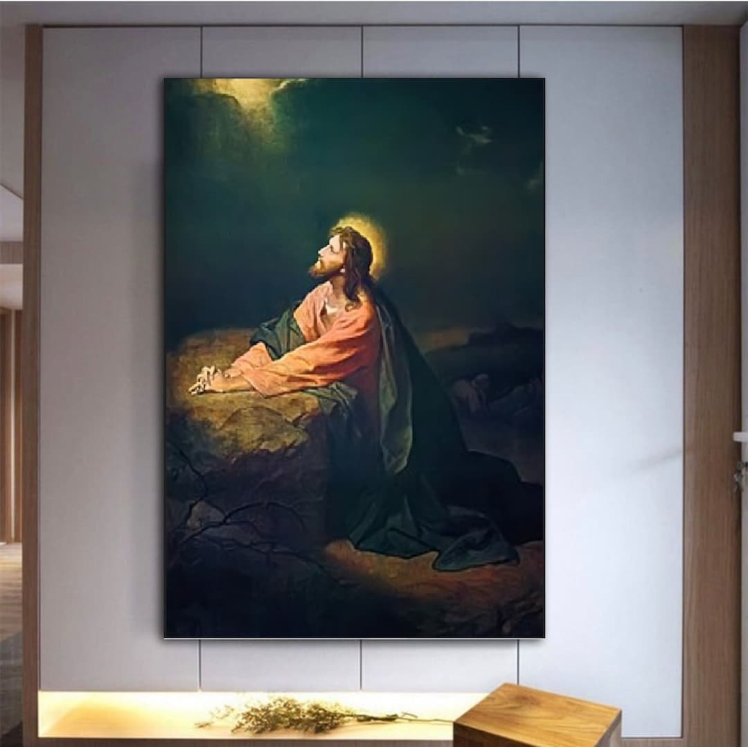 Heinrich Hofmann, Christ in Gethsemane, 1886 ,heinrich Hofmann Art ...