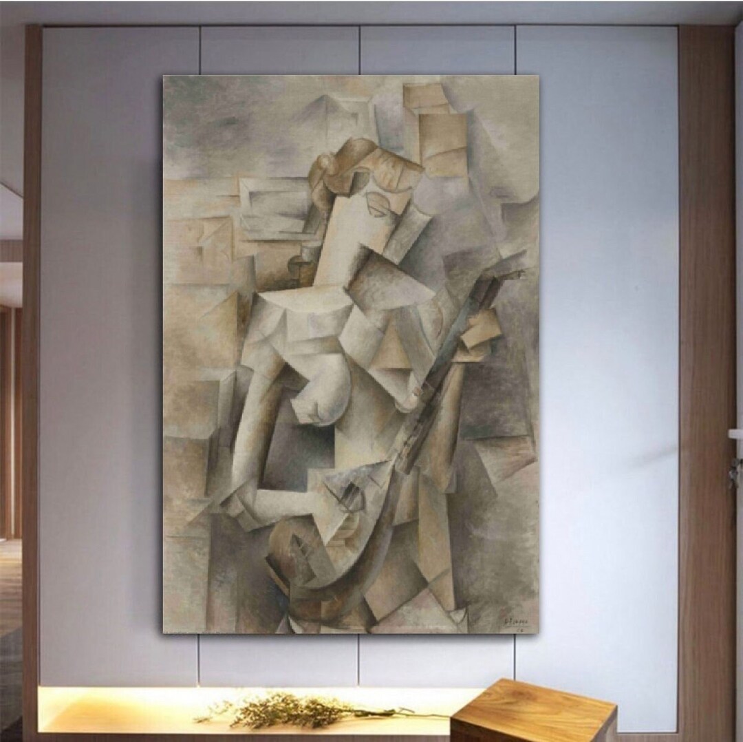 Pablo Picasso, Girl With a Mandolin,picasso Wall Decor, Picasso Canvas ...