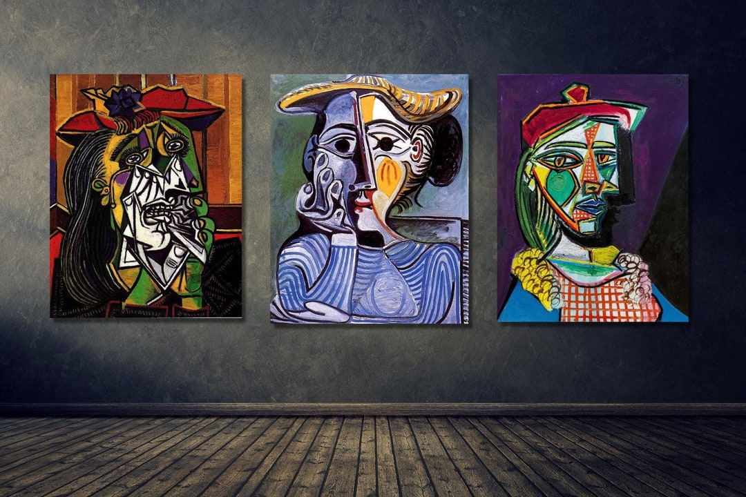 Set of 3, Pablo Picasso, Picasso Print Art, Pablo Picasso Museum ...