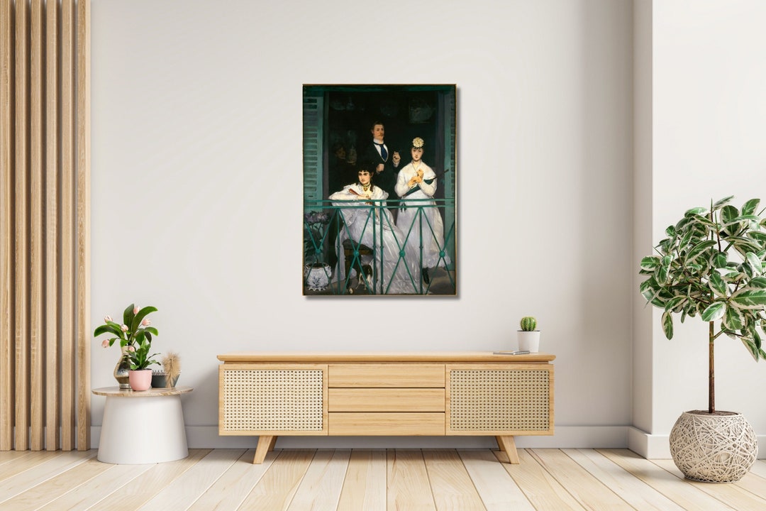 Le Balcon, Edouard Manet, Canvas Wall Art, Edouard Manet Art, the Balcony Poster, Ready to Hang ...