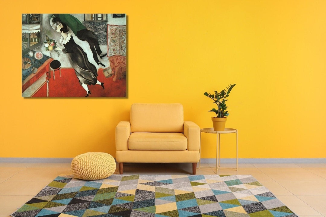 Marc Chagall,the Birthday,canvas Wall Art,ready to Hang ,marc Chagall ...