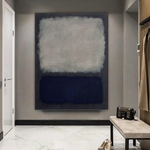 Mark Rothko, Blue and Grey, 1962, Rothko Wall Art, Mark Rothko Canvas ...