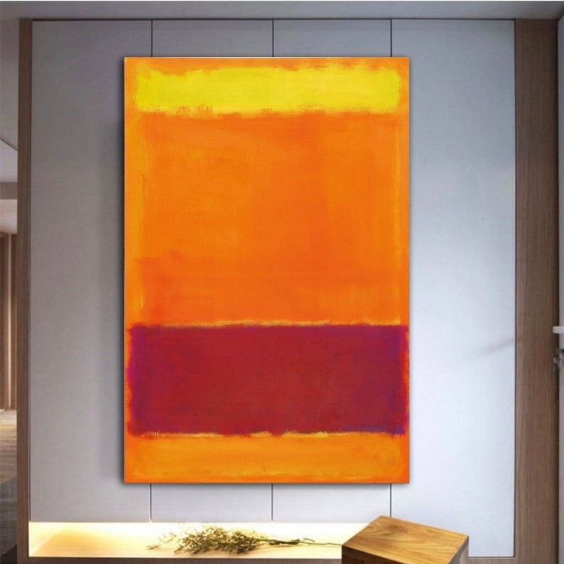 Rothko Painting Rothko Wall Art Mark Rothko Canvas Rothko - Etsy
