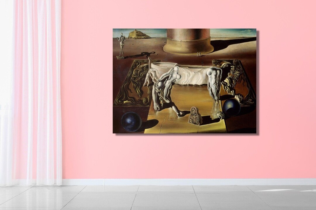 Salvador Dalí, Invisible Sleeping Woman, Horse, Lion, 1930,sleeping ...