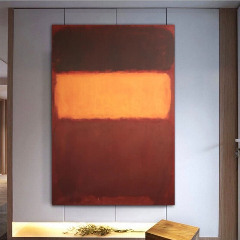 Rothko Painting, Rothko Wall Art, Mark Rothko Canvas, Rothko Abstract ...