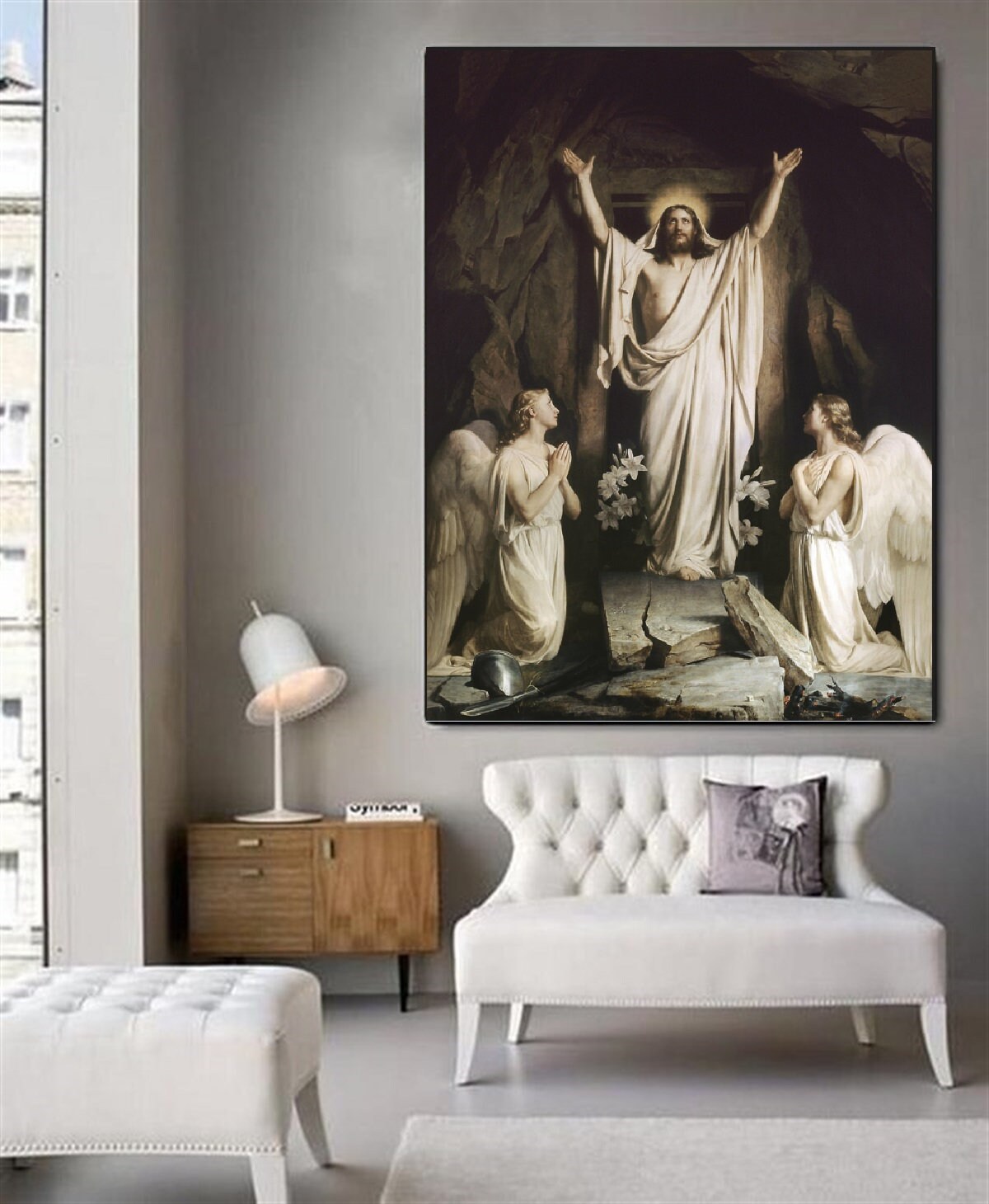 Carl Bloch, Resurrection of Christ, 1875,carl Bloch Art,living Room ...