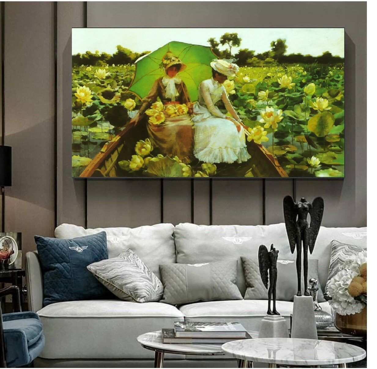 Charles Courtney Curran, American Artist 1861 1942 Lotus Lilies, 1888 ...