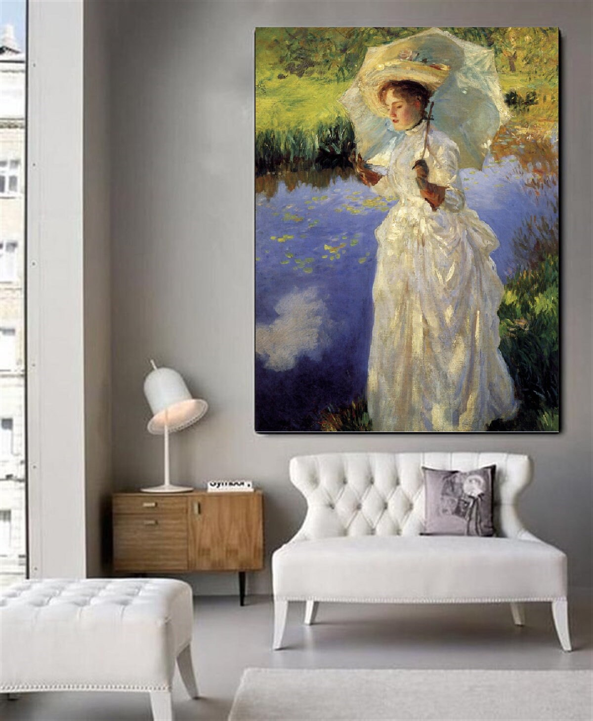 John Singer Sargent, Morning Walk ,1888 ,living Room Decor,modern ...
