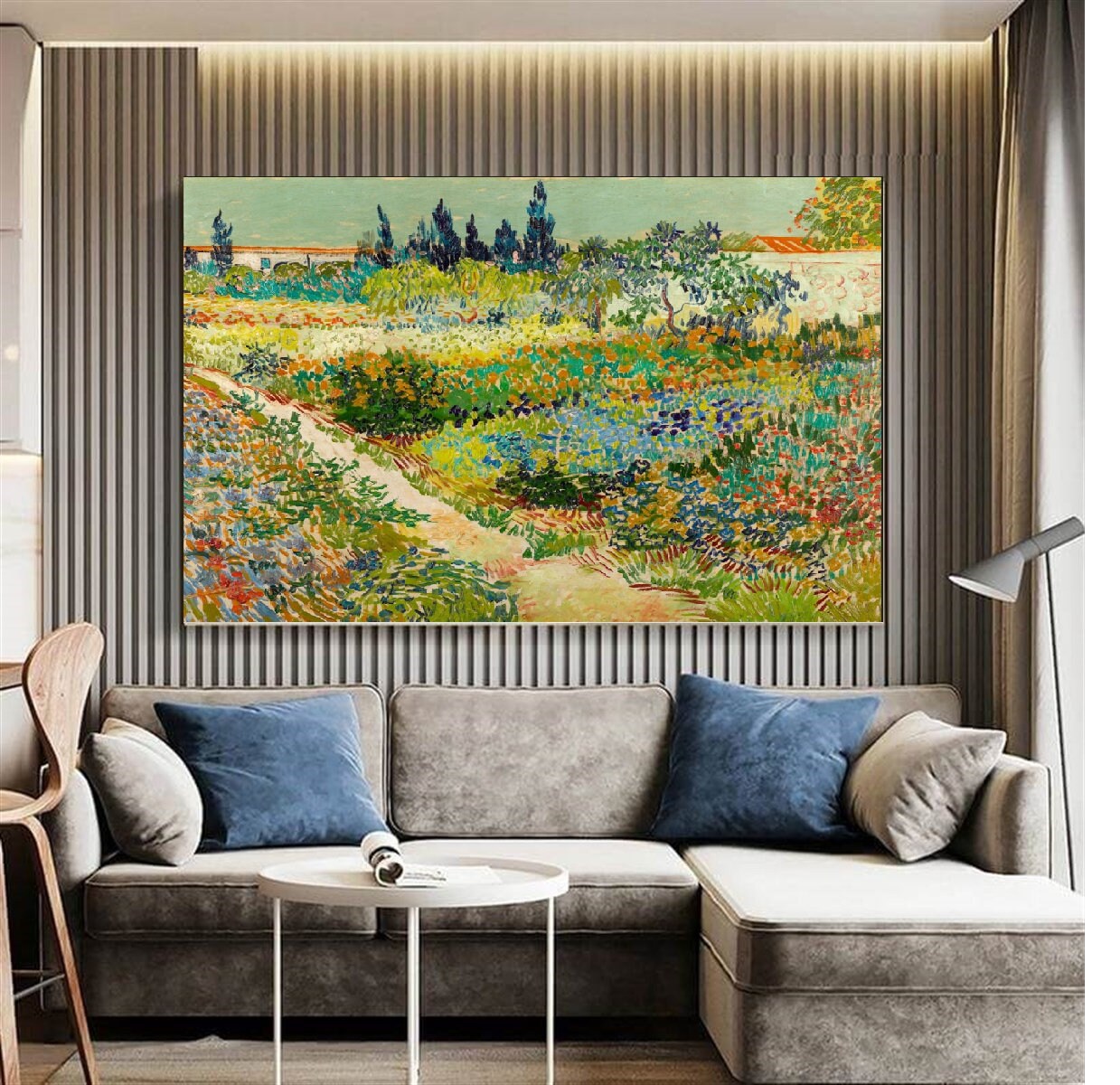 1669, Garden at Arles, by Vincent Van Gogh,van Gogh Art,garden Arles ...