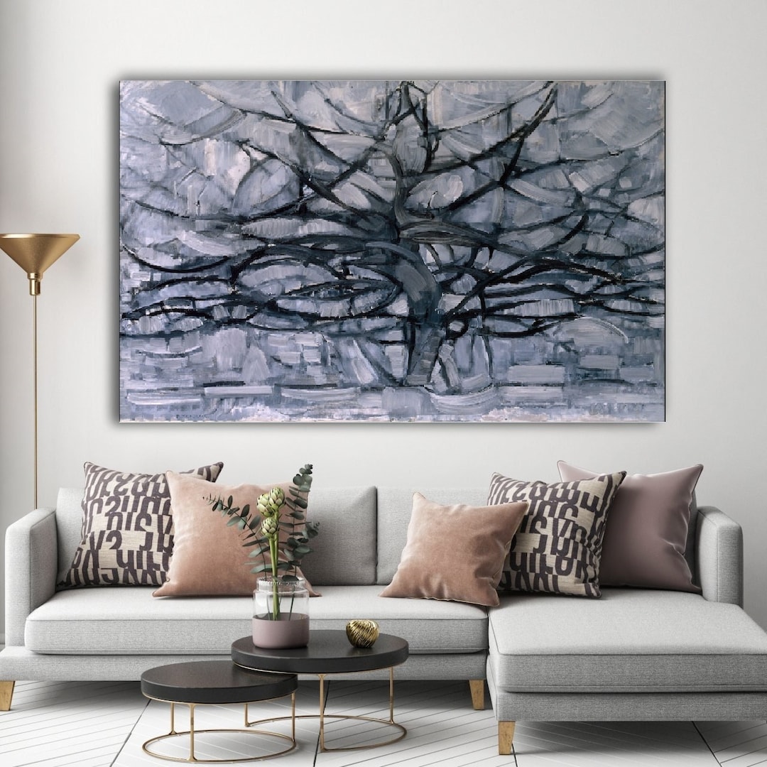 Piet Mondrian, Gray Tree 1911,modern Wall Art,piet Mondrian Art,gray ...