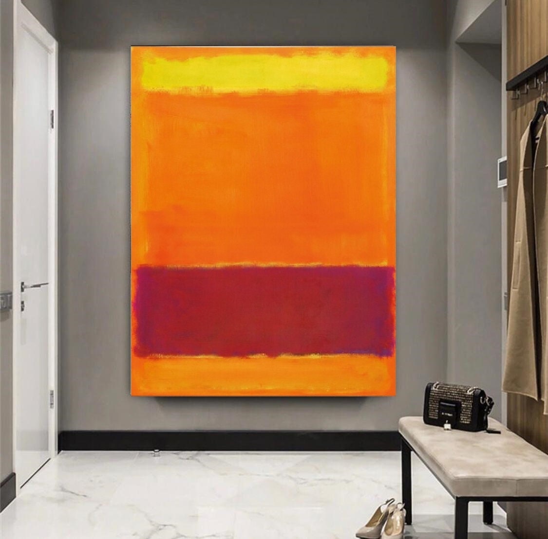 Rothko Painting Rothko Wall Art Mark Rothko Canvas Rothko - Etsy