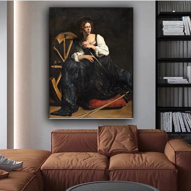 Saint Catherine of Alexandria, Caravaggio michelangelo Merisi ...
