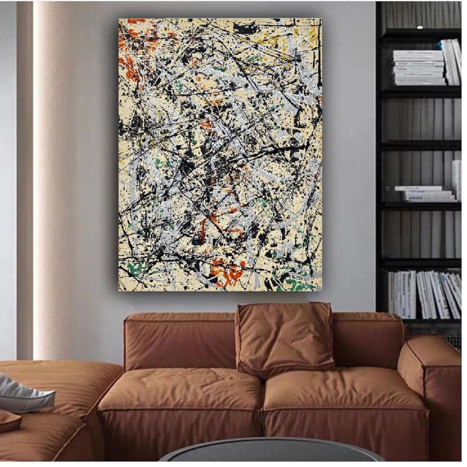 Jackson Pollock, Pollock Decor, Canvas Wall Art, Abstract Wall Art ...