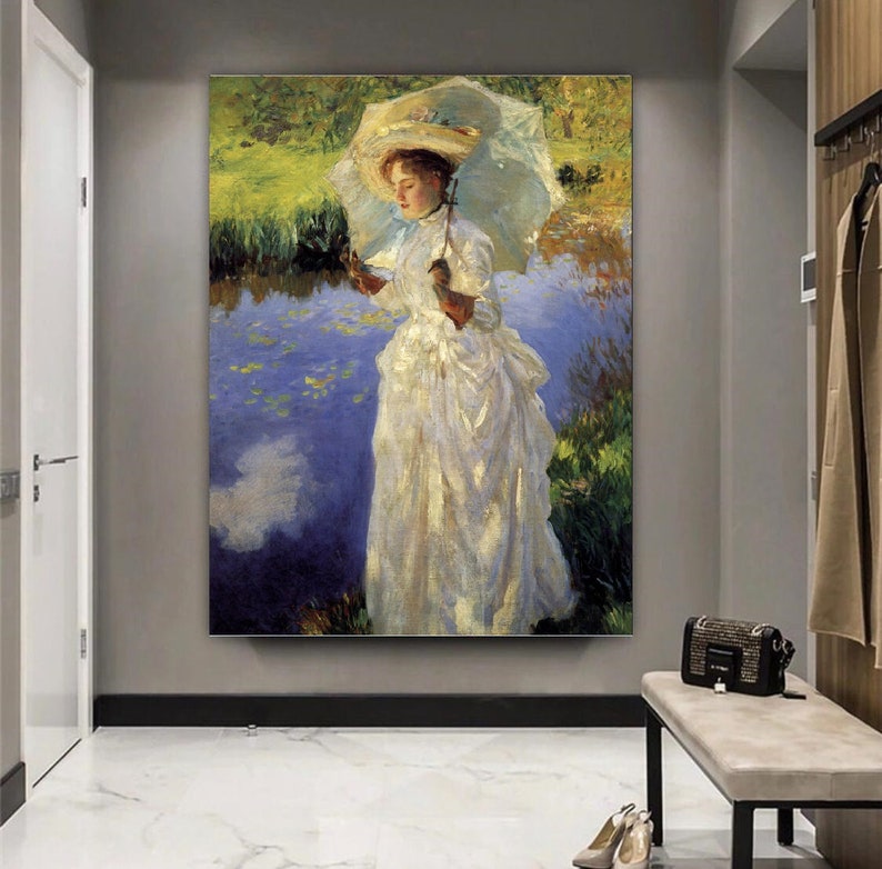 John Singer Sargent, Morning Walk ,1888 ,living Room Decor,modern ...