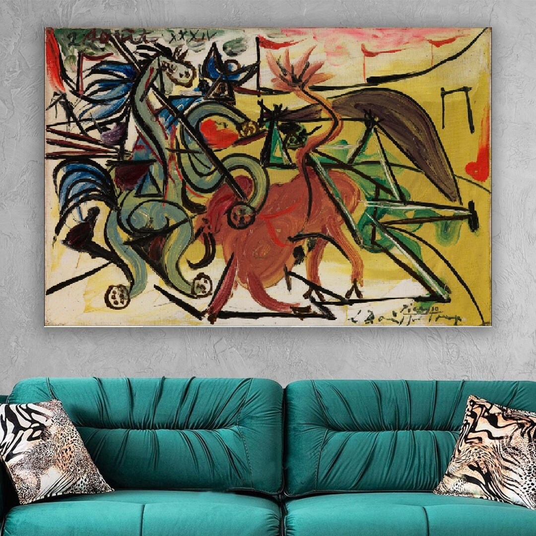 Pablo Picasso, Pablo Picasso Art,the Bull Fight, Saint Louis Art ...