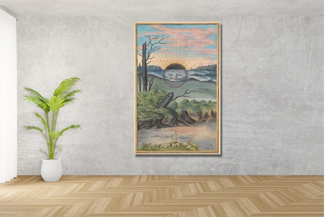 Dark Sun, From Splendor Solis,product,the Public Domain Review, Modern ...