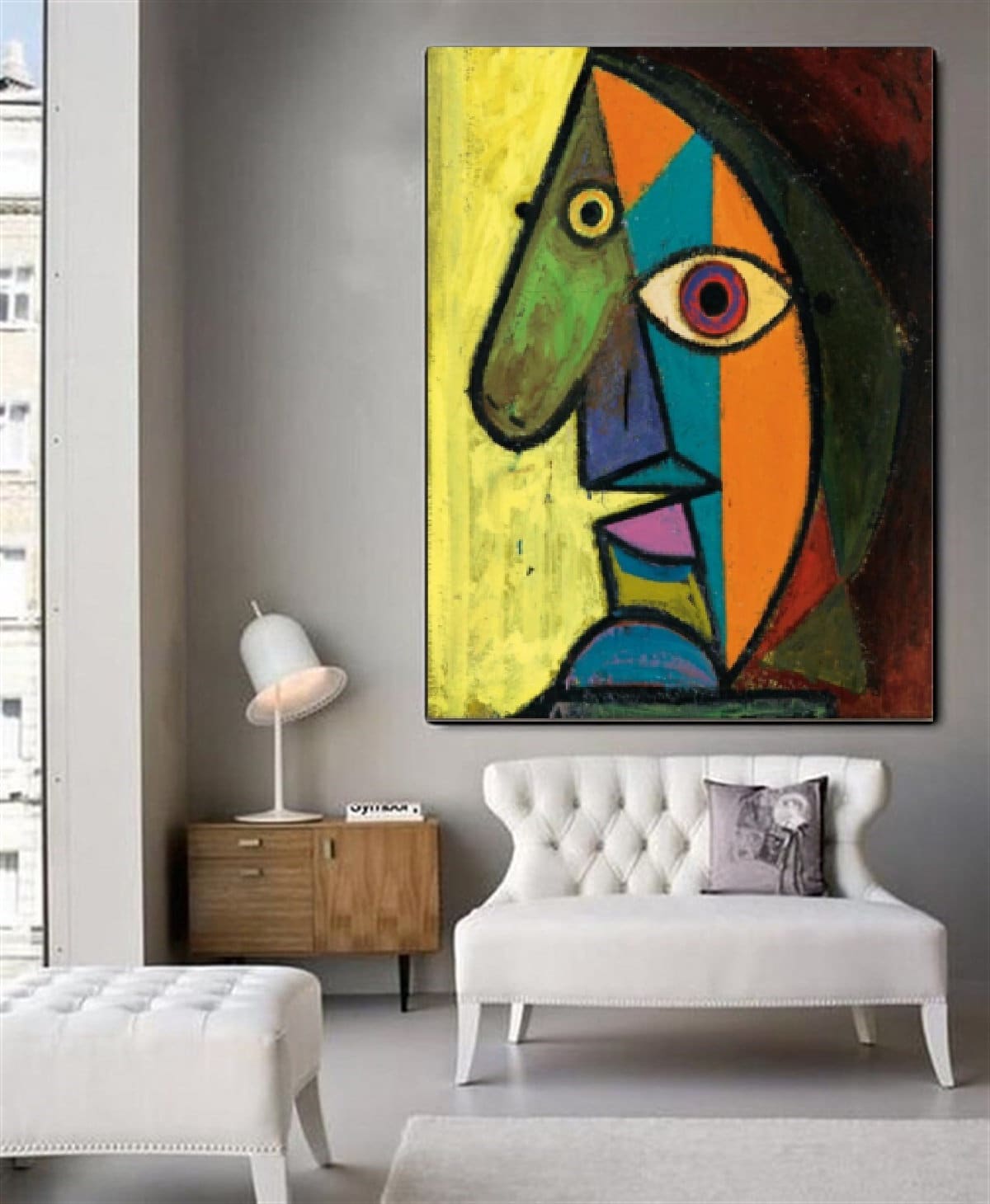 Pablo Picasso, Picasso Print Art, Portrait of a Woman, Canvas Wall Art ...