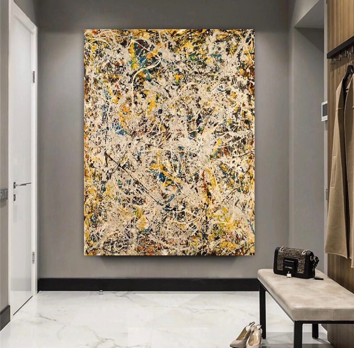 Jackson Pollock, Pollock Poster, Jackson Pollock, Abstract Wall Art ...