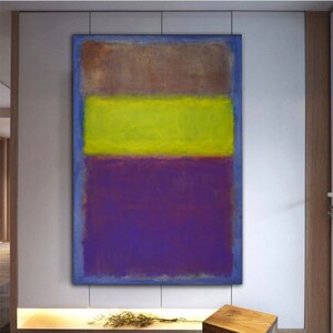Set of 2 Mark Rothko , Rothko Museum, Reproduction Painting Abstract ...