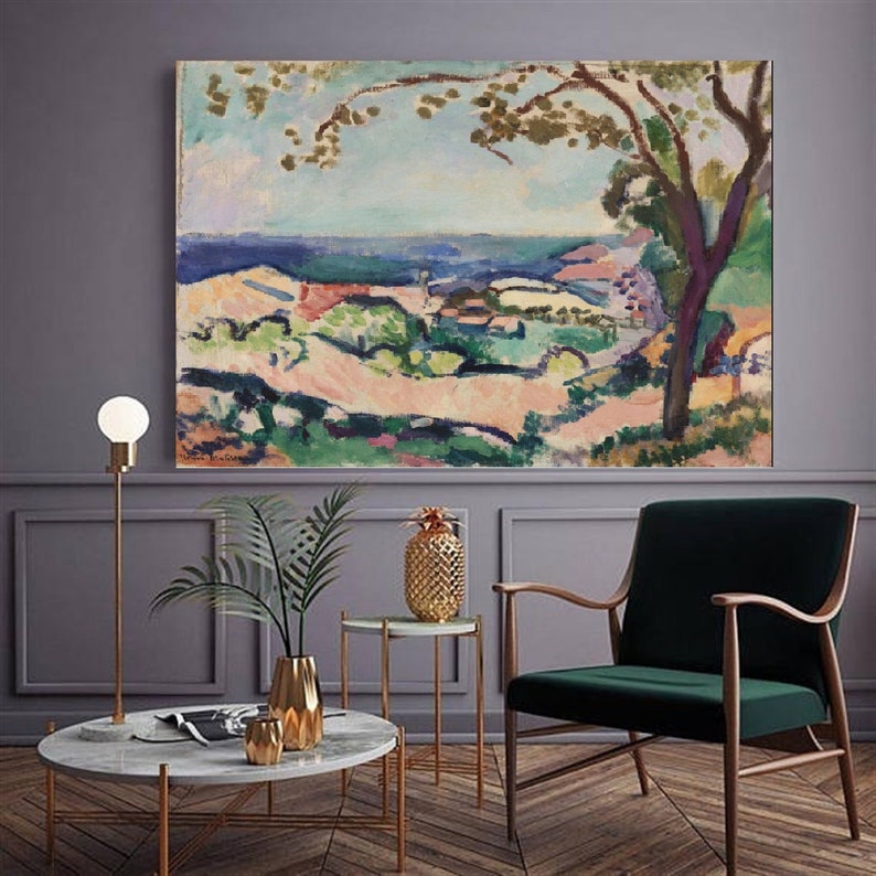 Henri Matisse,the Sea Seen From Collioure ,la Mer Vue De Collioure1906 ...