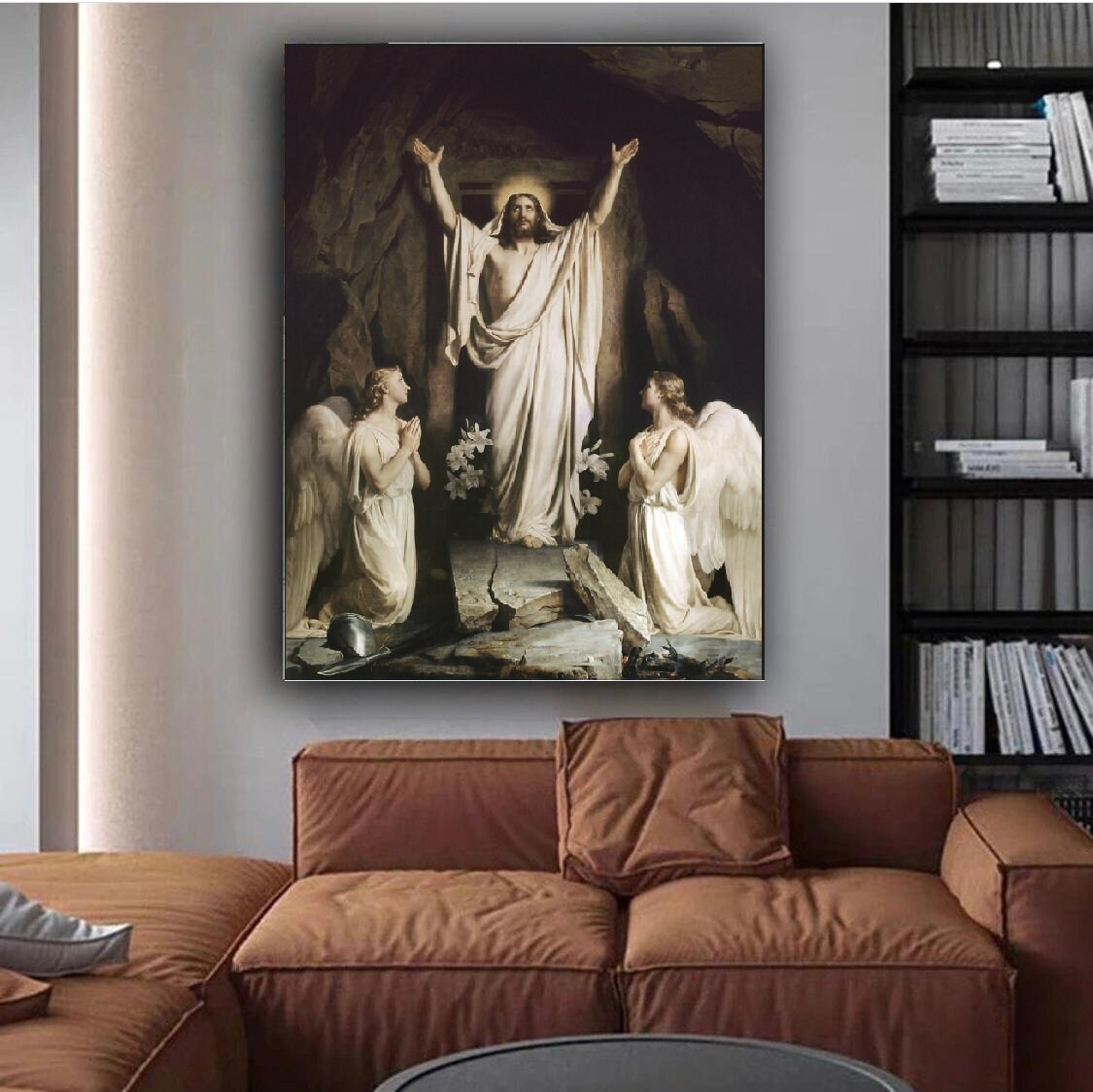 Carl Bloch, Resurrection of Christ, 1875,carl Bloch Art,living Room ...