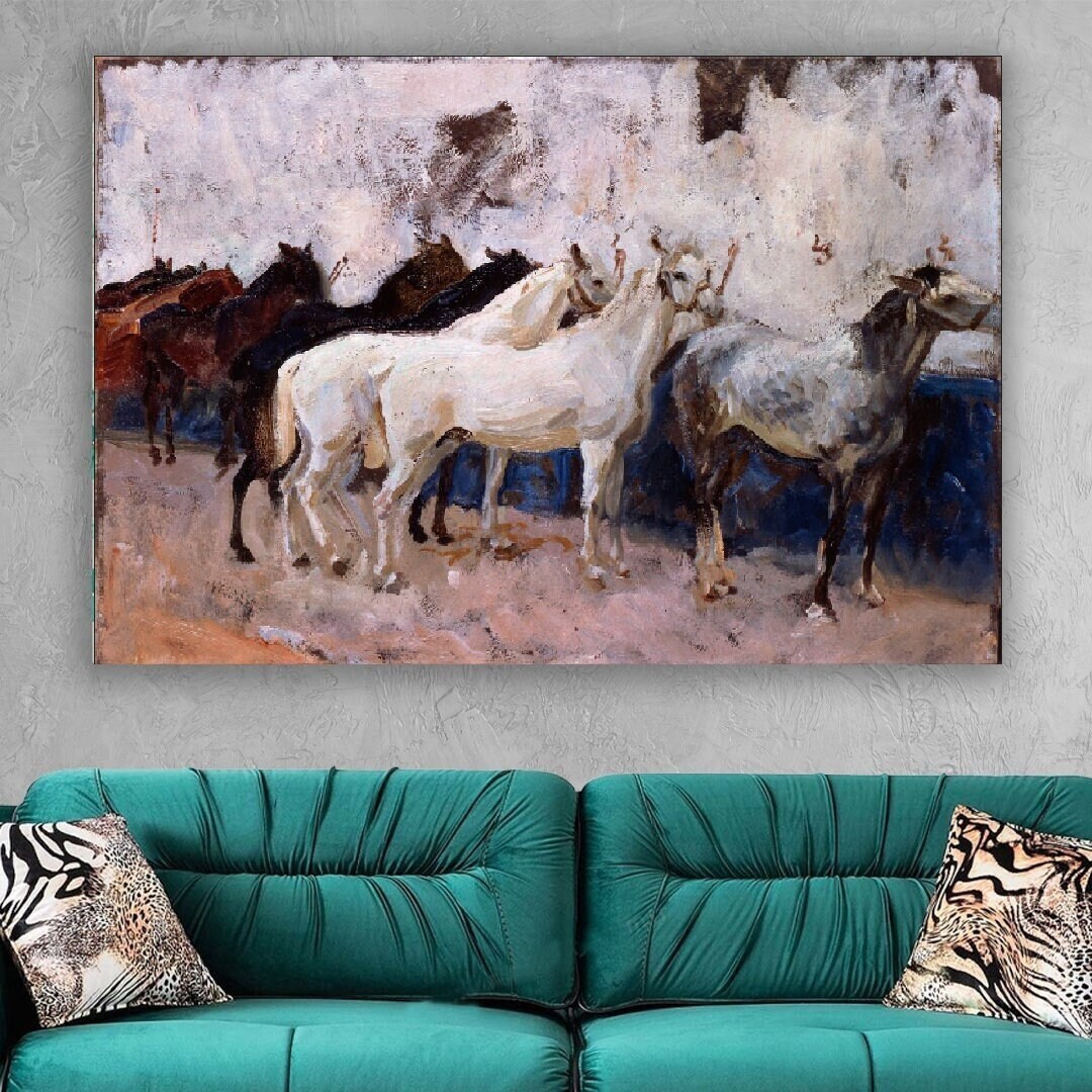 John Singer Sargent, Horses at Palma, 1908 ,canvas Print,john Singer ...