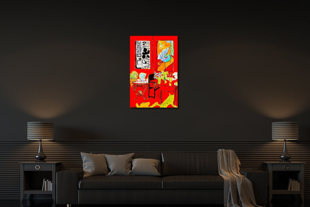 Henri Matisse, Large Red Interior, 1948, Henri Matisse Art, Red ...
