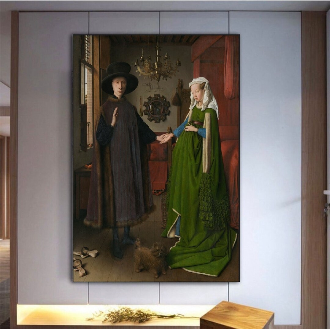 Jan Van Eyck, the Arnolfini Portrait (1434),jan Van Eyck Art,arnolfini ...