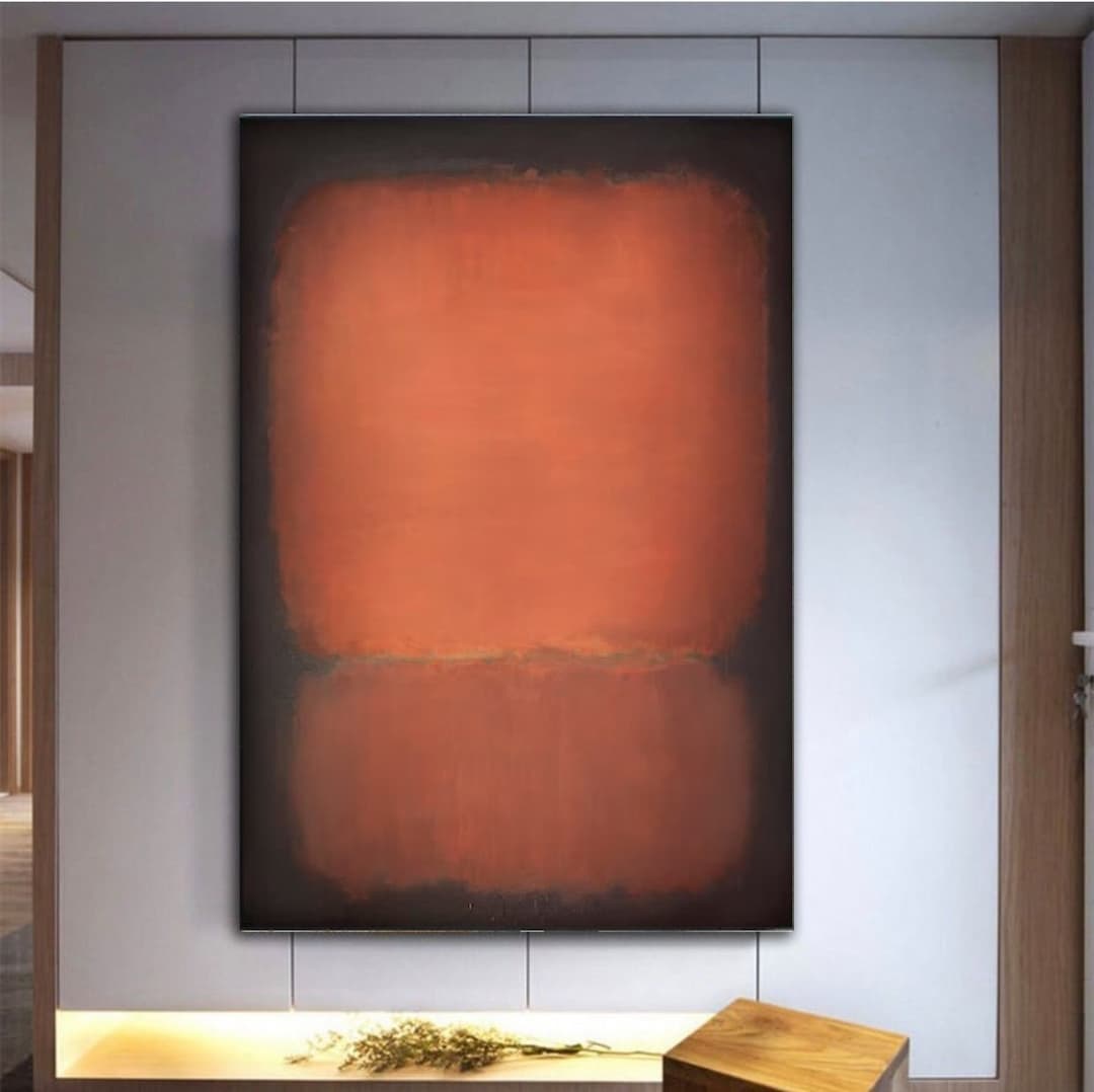 Rothko Painting, Rothko Wall Art, Mark Rothko Canvas, Rothko Abstract ...