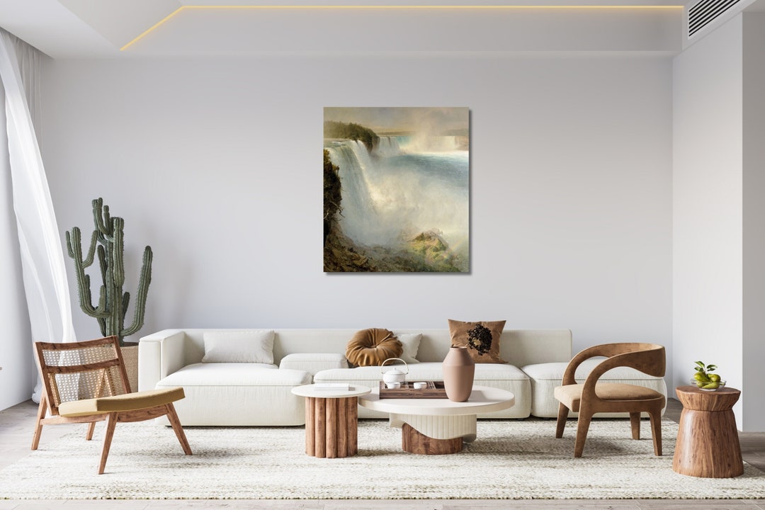 Frederic Edwin Church, Niagara Falls, From the American Side, Frederic ...