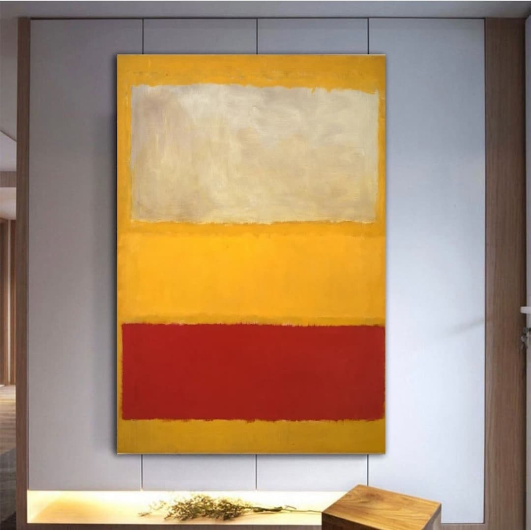 Rothko Painting Rothko Wall Art Mark Rothko Canvas Rothko - Etsy