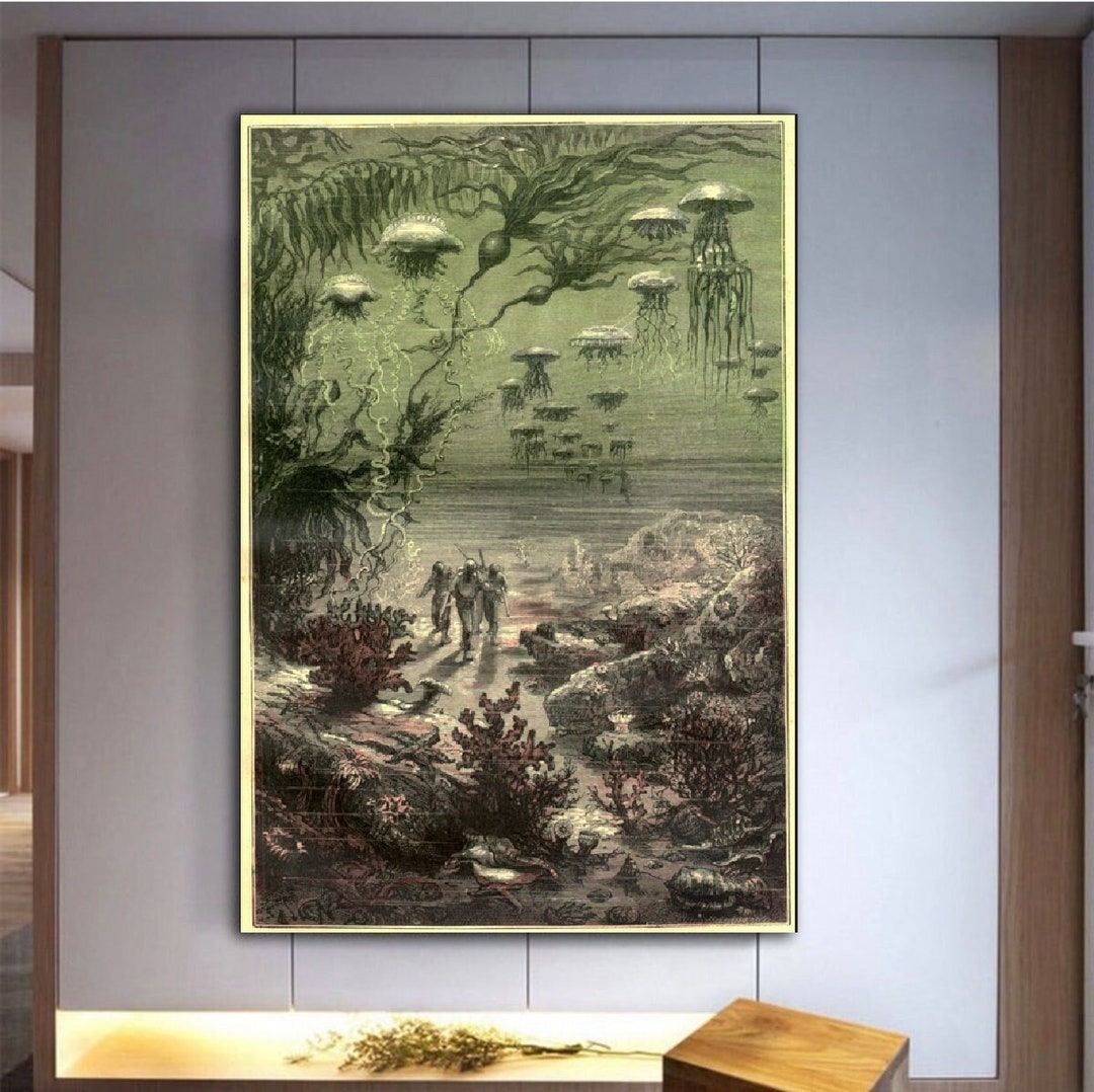 Jules Verne ,twenty Thousand Leagues Under the Sea,vintage Book ...
