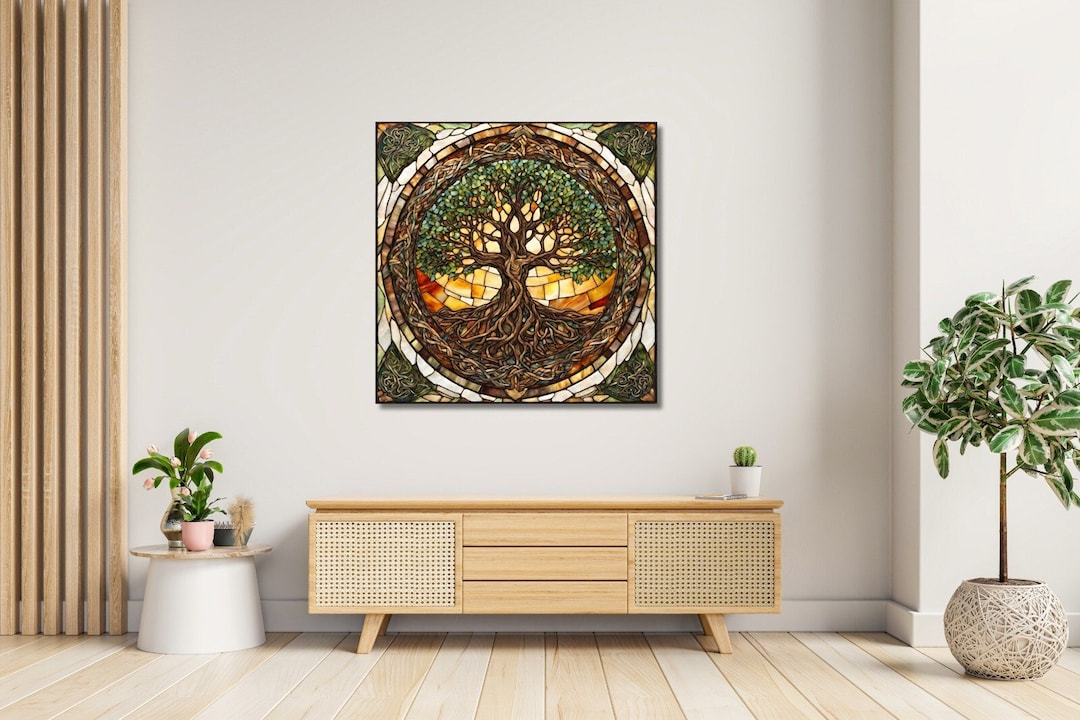 Tree of Life, Tree of Life Art,modern Canvas Print, Tree of Life Decor ...