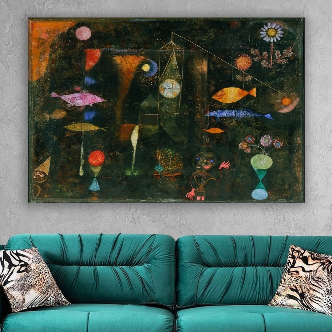 Paul Klee ,fish Magic ,paul Klee Art,fish Magic Decor,fish Magic Poster ...