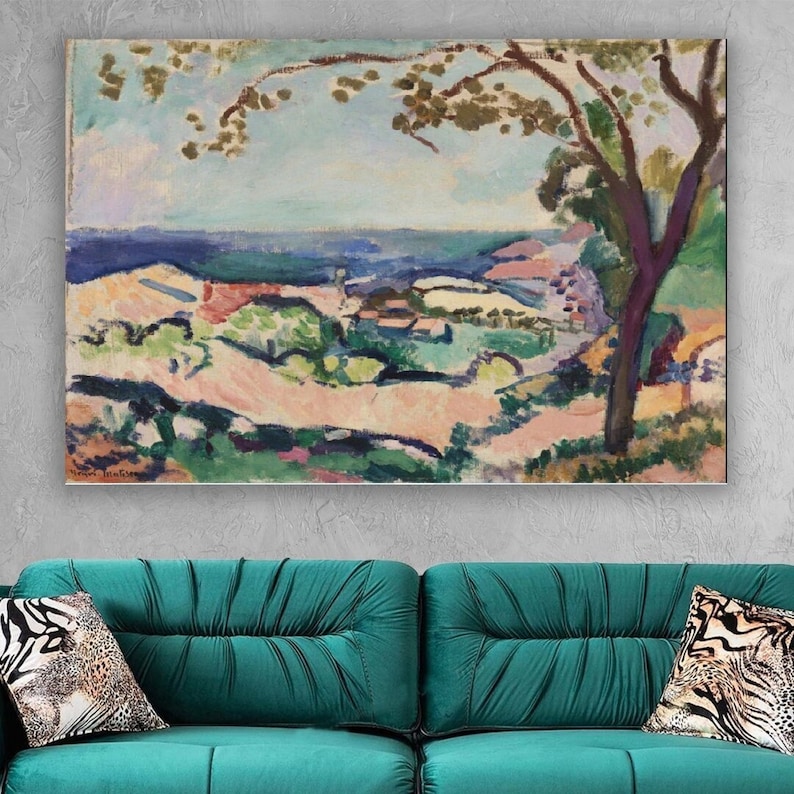 Henri Matisse,the Sea Seen From Collioure ,la Mer Vue De Collioure1906 ...