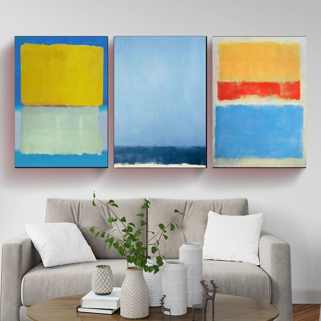 Set of 3,mark Rothko,mark Rothko Painting,rothko Museum Exhibition ...