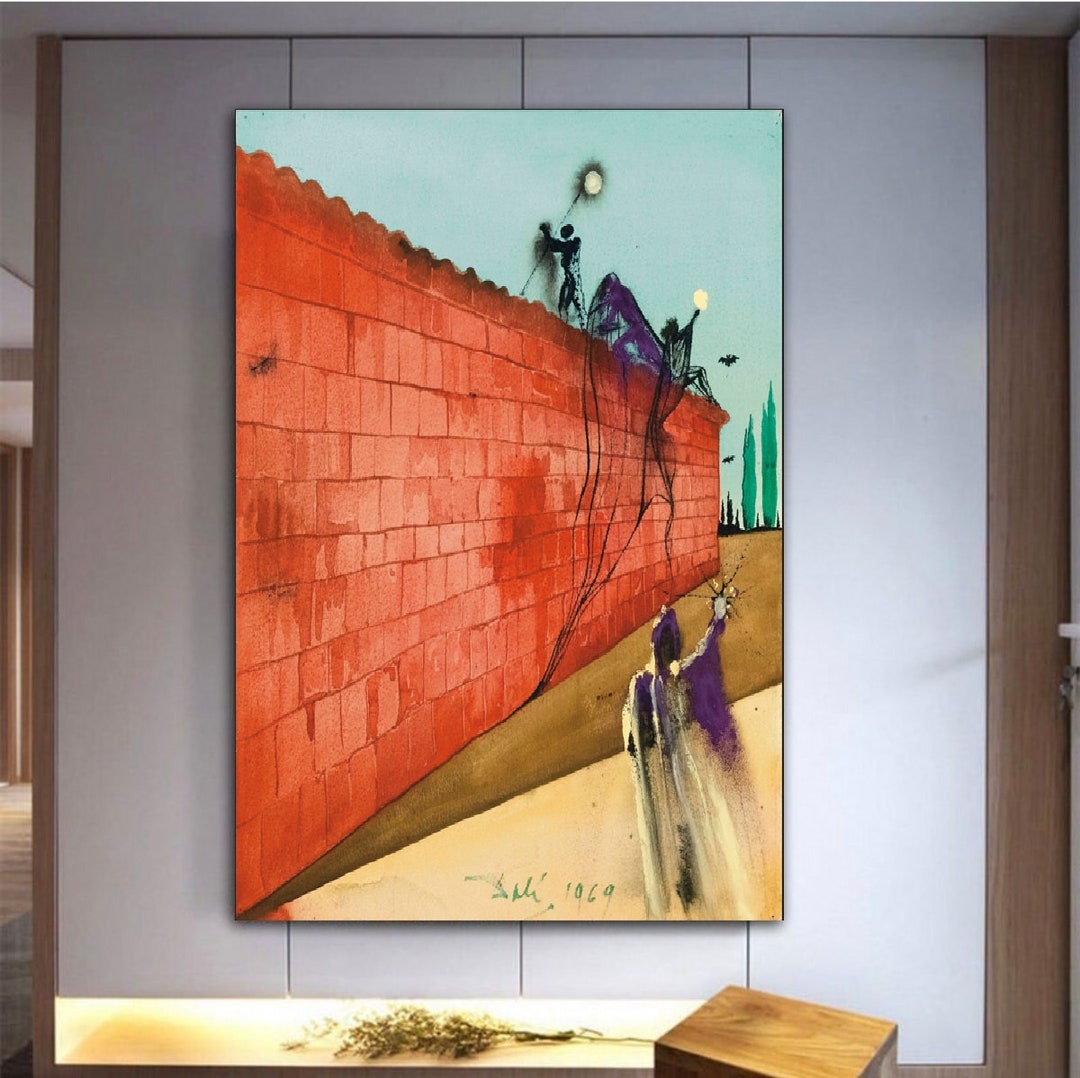 Salvador Dali,ulysse Et Telemaque,living Room Decor,modern Picture Art ...