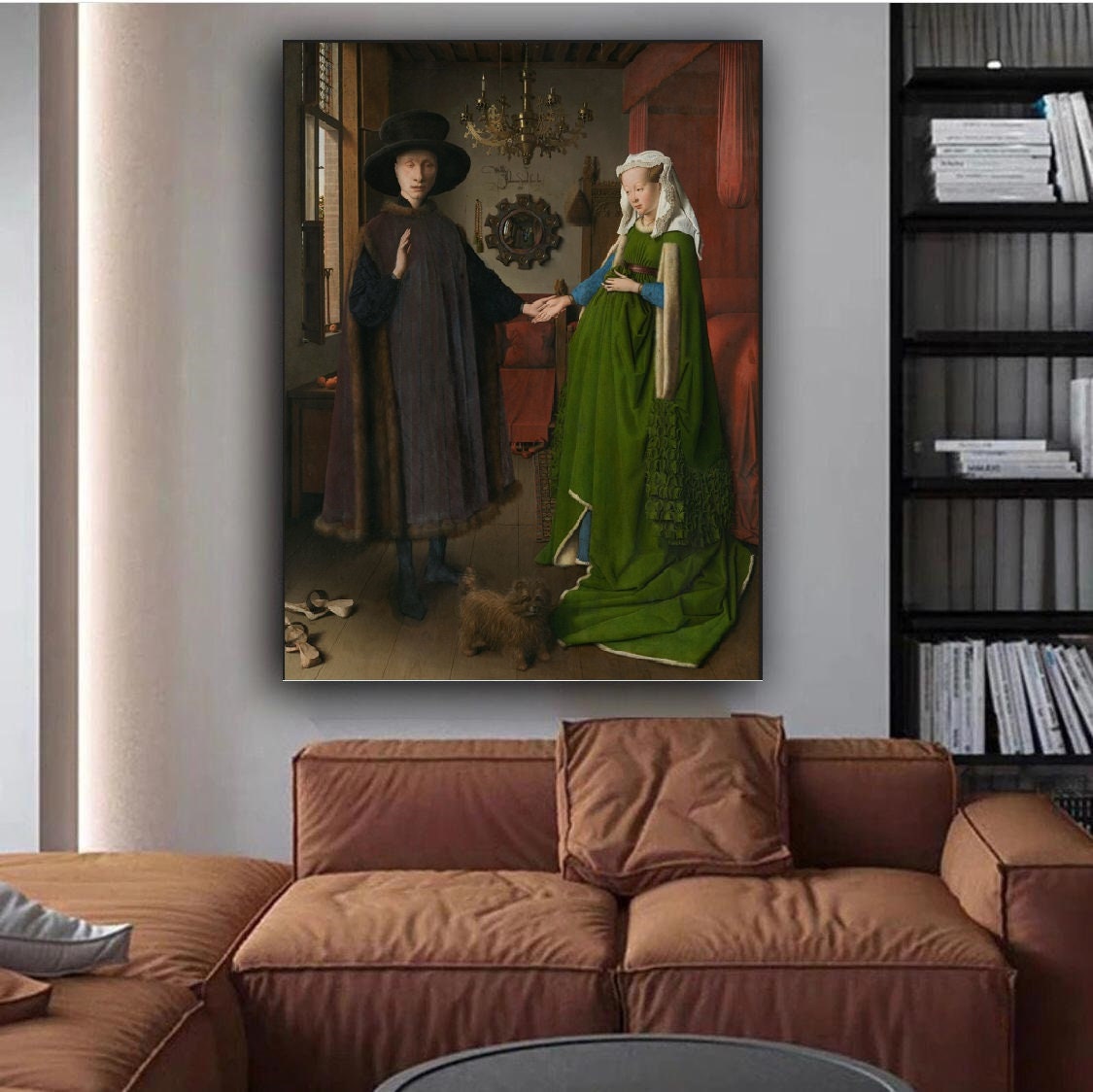 Jan Van Eyck, the Arnolfini Portrait 1434,jan Van Eyck Art,arnolfini ...