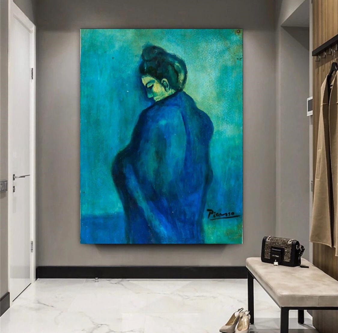 Pablo Picasso's, Blue Period,picasso Canvas, Picasso Decor Art, Living ...