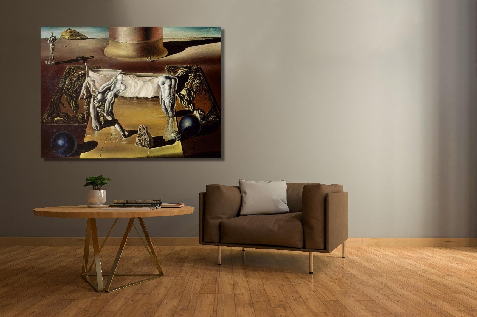 Salvador Dalí Invisible Sleeping Woman Horse Lion - Etsy