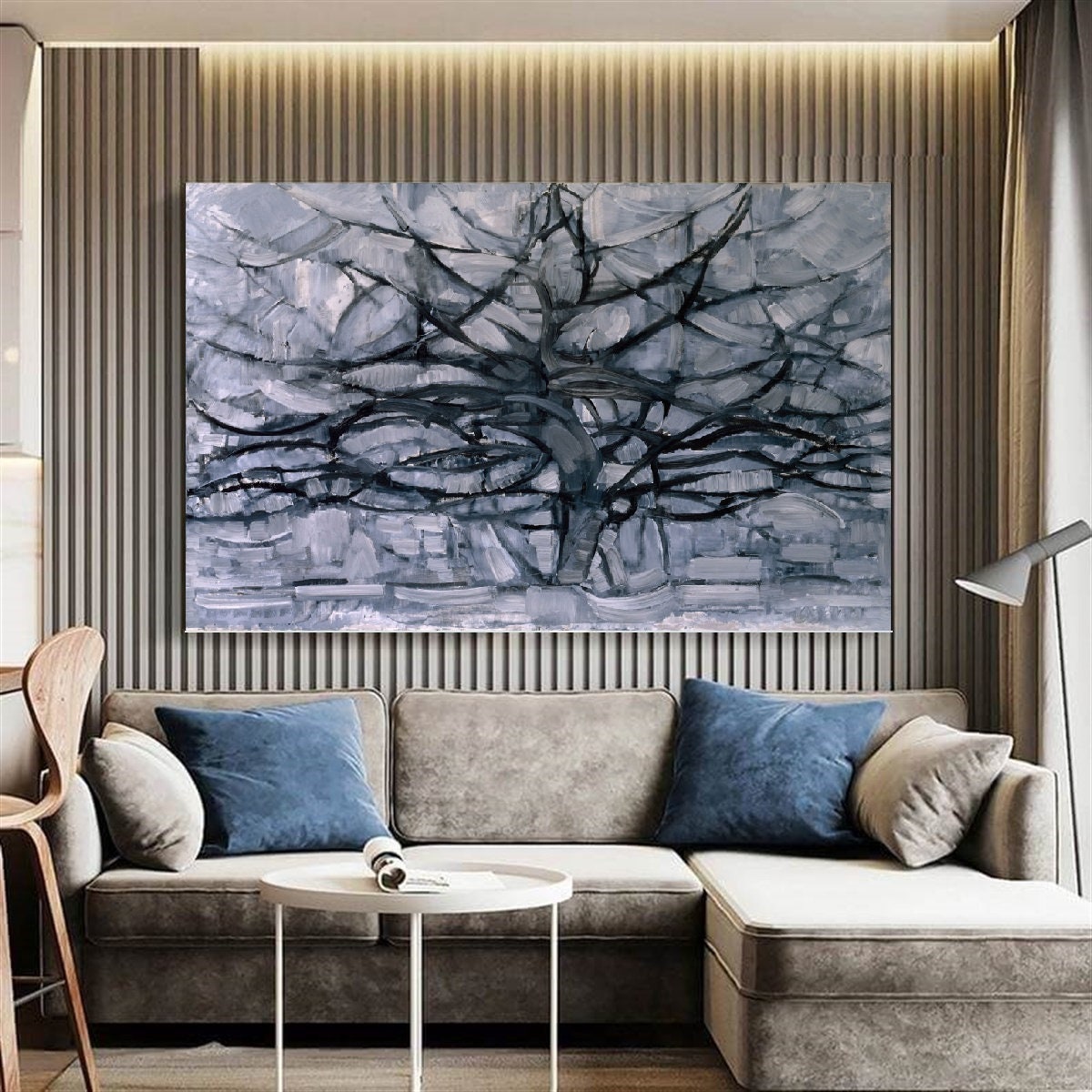 Piet Mondrian, Gray Tree 1911,modern Wall Art,piet Mondrian Art,gray ...