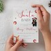 Santa Baby Shower Invitation Winter Baby Shower Printable Invitation ...