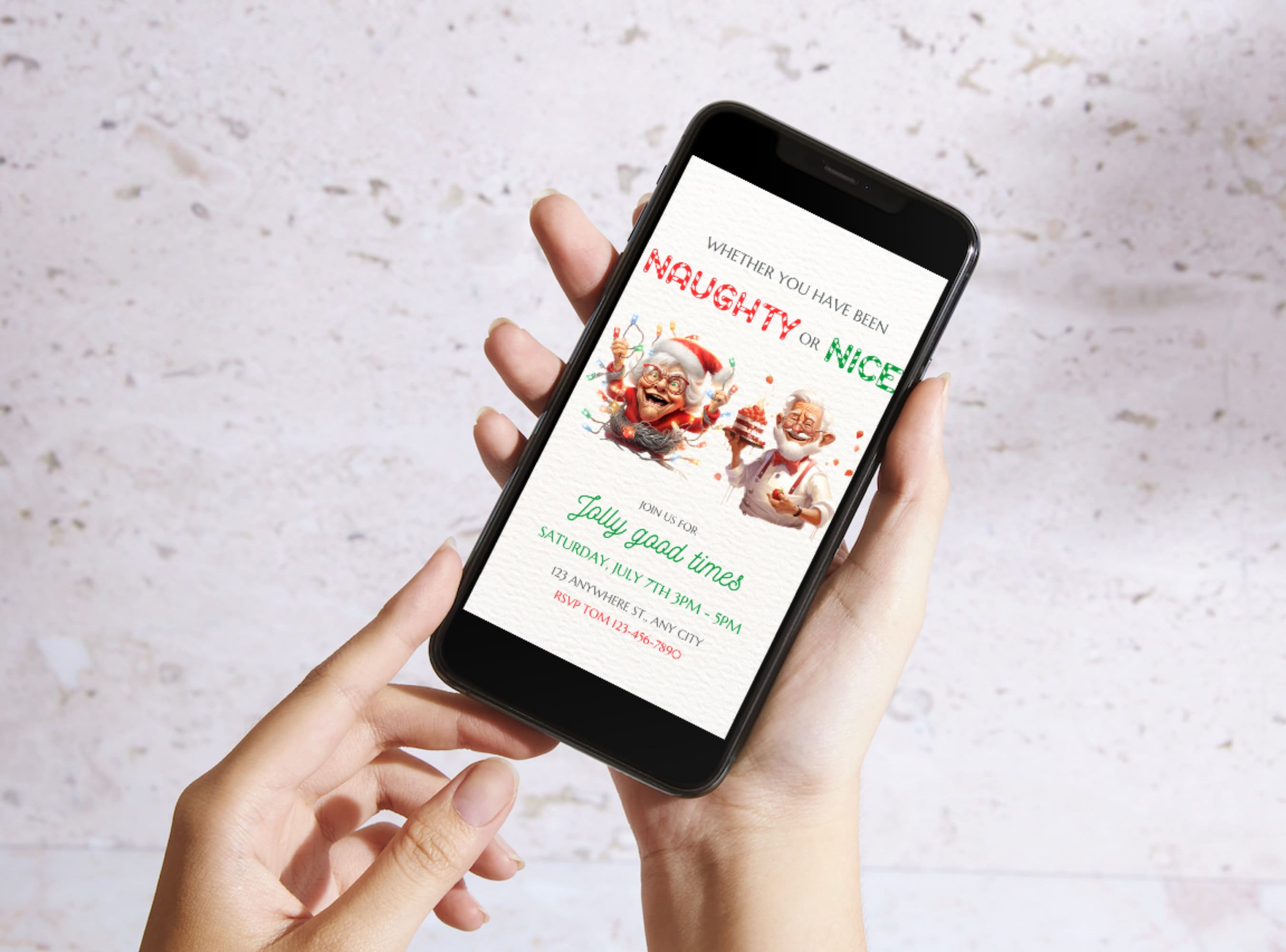 Funny Christmas Party Invitation Template Digital Editable - Etsy