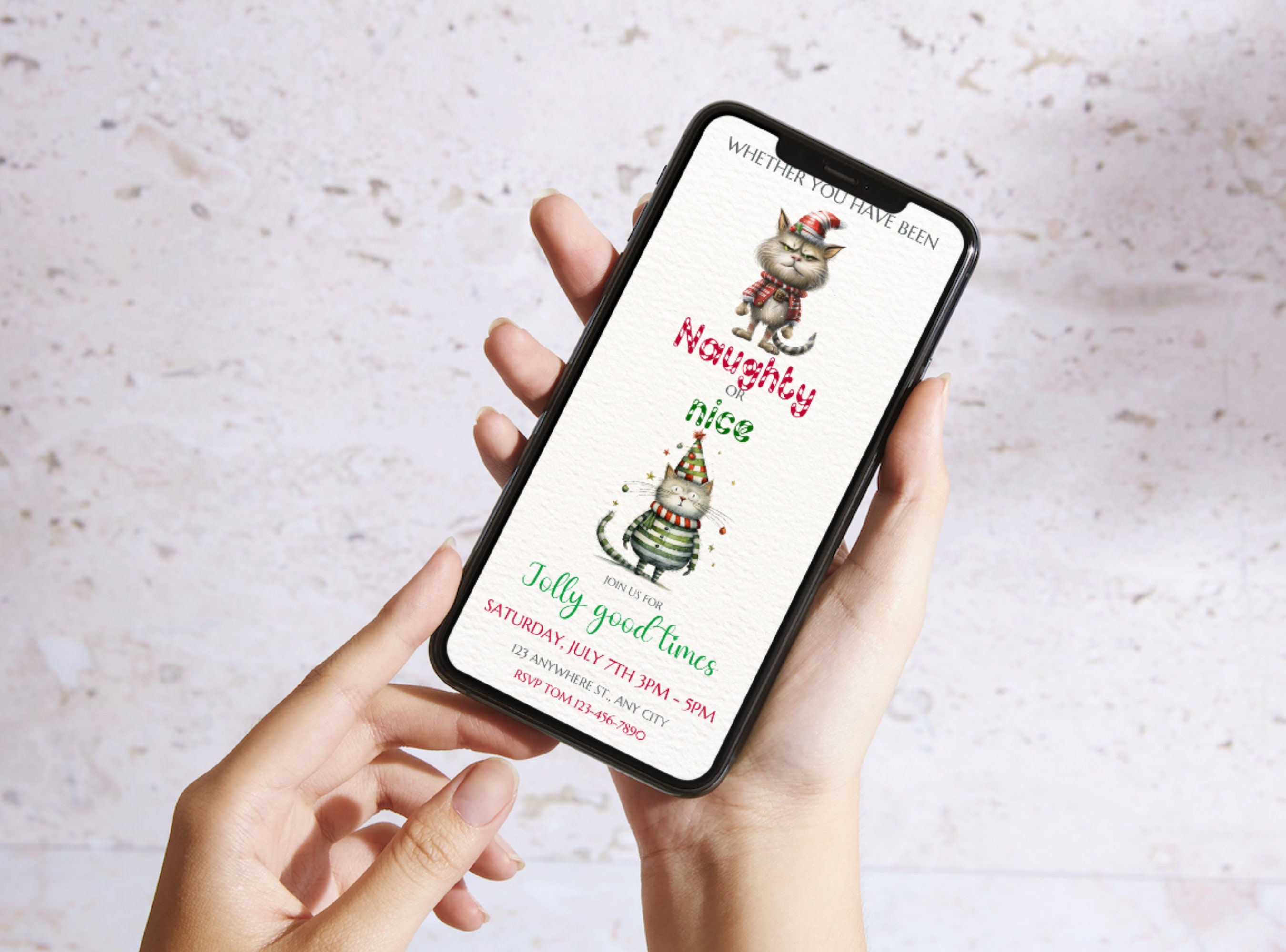 Funny Christmas Party Invitation Christmas Dinner Electronic Invite ...